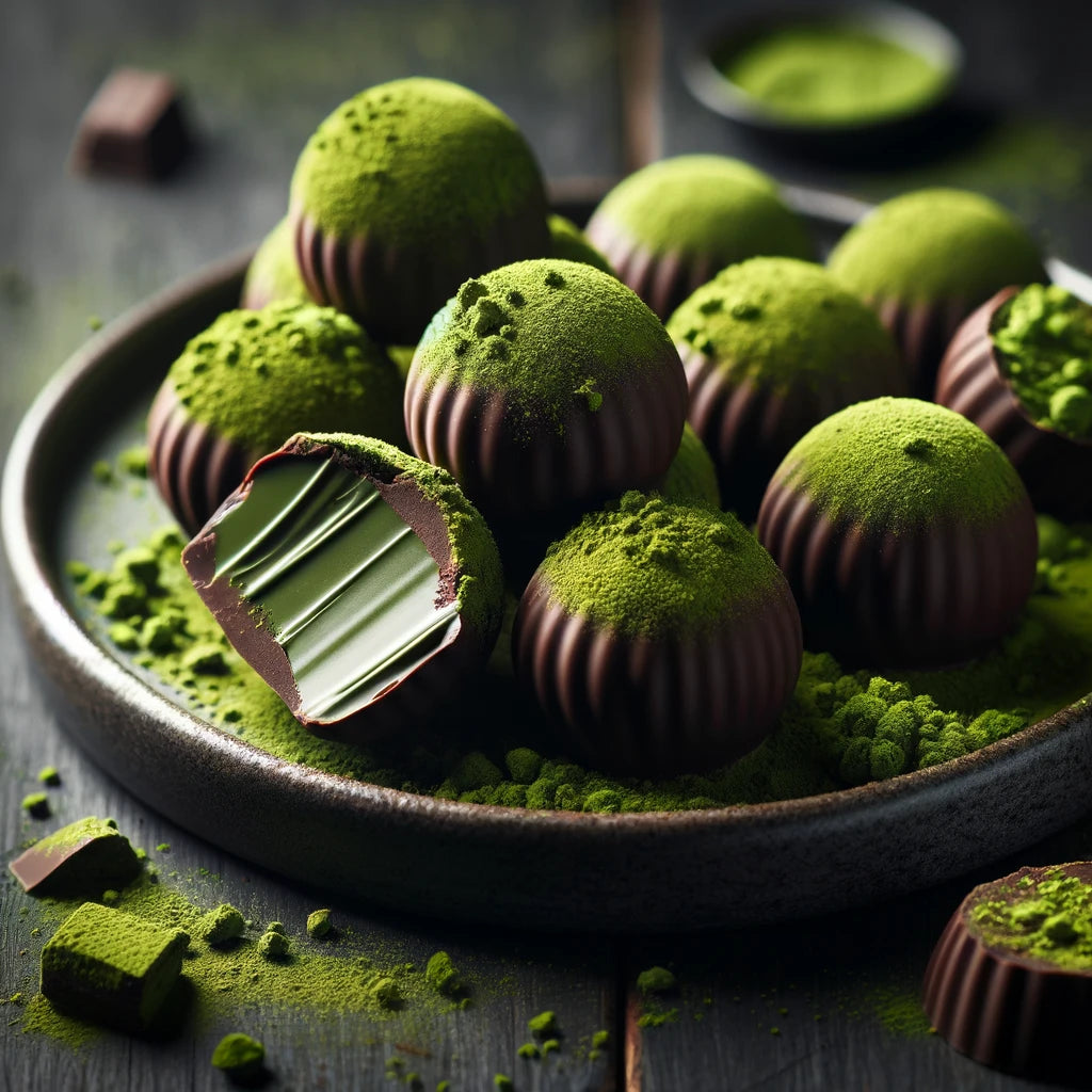 Matcha Chocolate Truffles